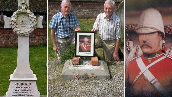 Grave robbers desecrate memorial of Churcham Victoria's Cross recipient ...