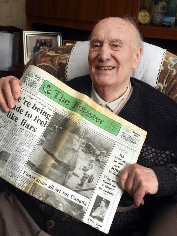 Read all about it! Former Forester printer Ken celebrates his 90th ...
