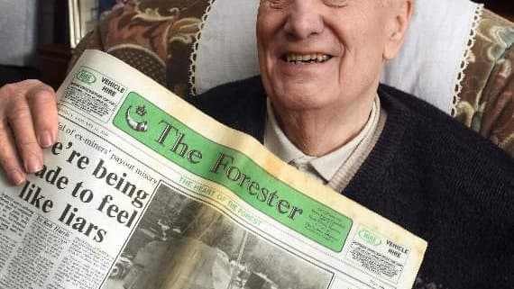 Read all about it! Former Forester printer Ken celebrates his 90th ...