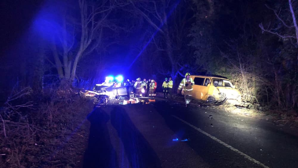 Two people hospitalised after three-vehicle crash | theforester.co.uk