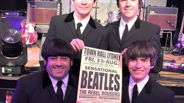 The Mersey Beatles 'get back' to Lydney Town Hall for 60th anniversary ...