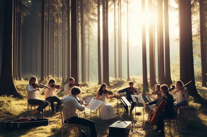 Exploring orchestral music in the Forest of Dean and Wye Valley ...
