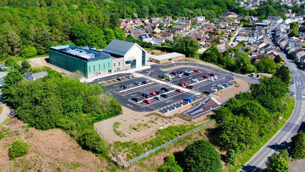 New Forest of Dean Hospital from the air | theforester.co.uk