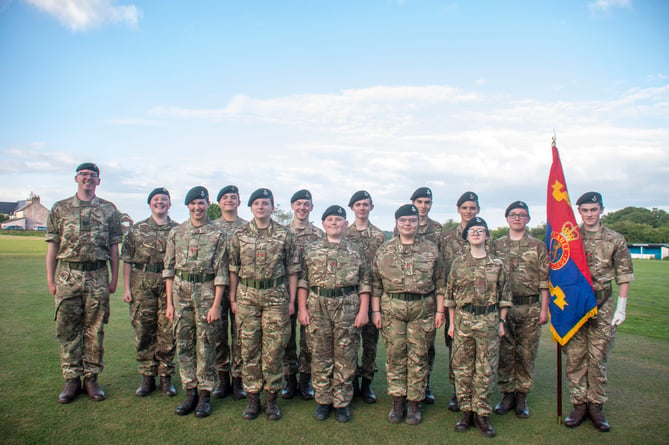 Young people on parade at Ruardean | theforester.co.uk