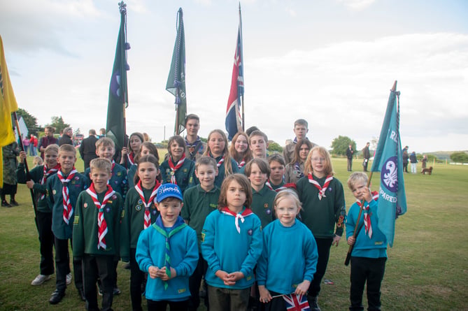 Young people on parade at Ruardean | theforester.co.uk