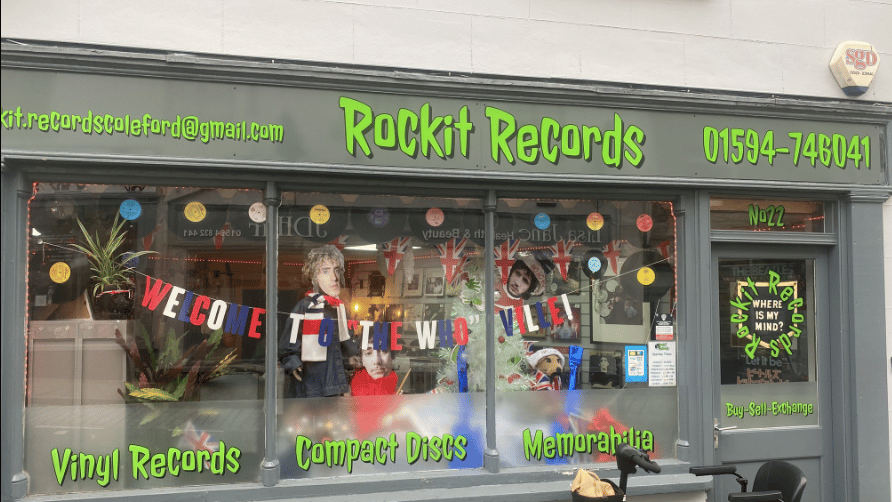 Council visits Rockit Records in Coleford | theforester.co.uk