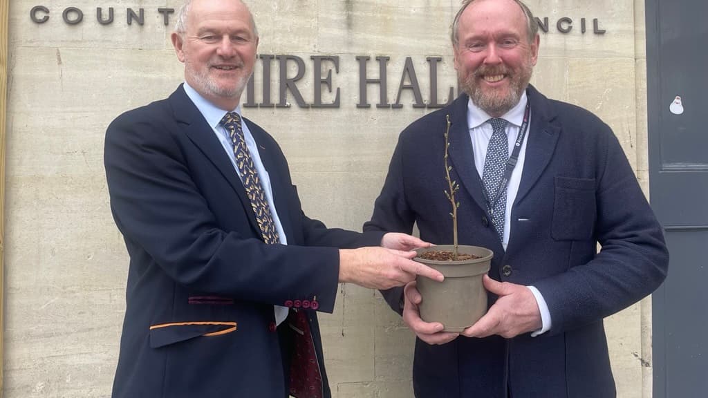 Gloucestershire County Council plants 500,000th tree in green ...
