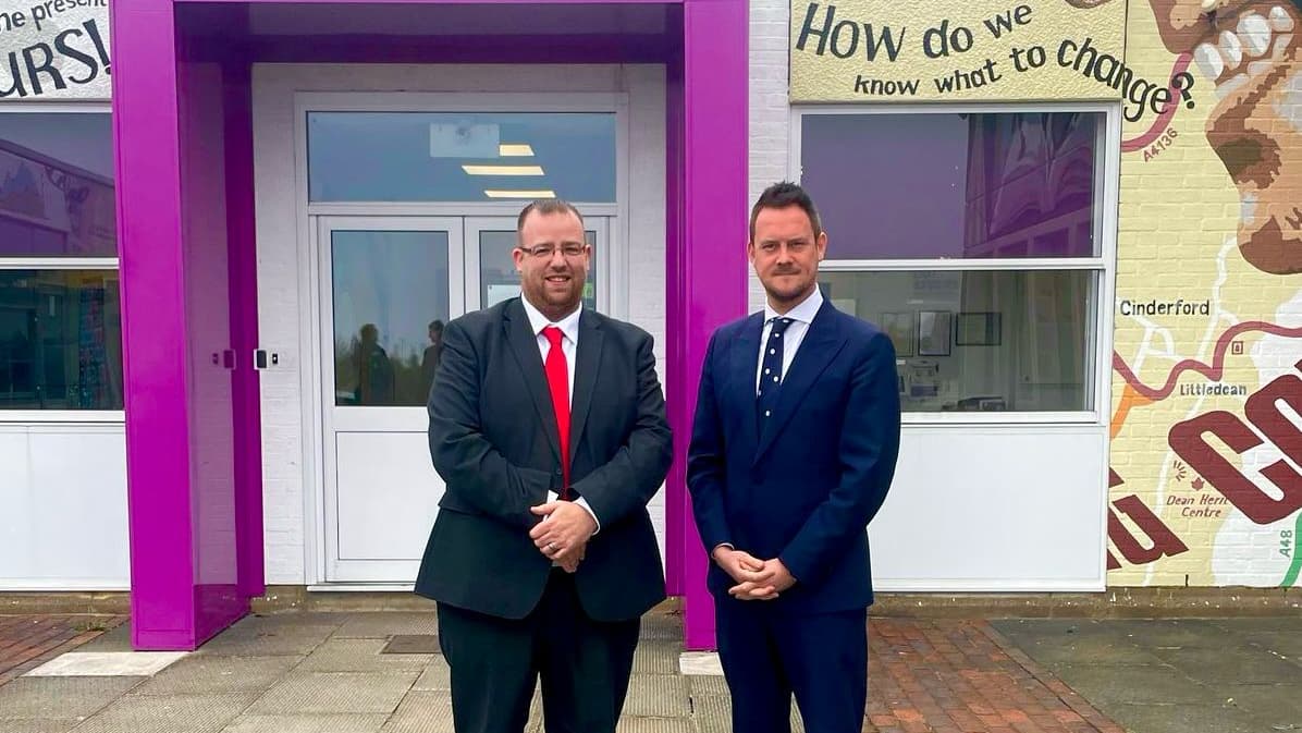 MP Matt Bishop campaigns for new school building in Cinderford | theforester.co.uk