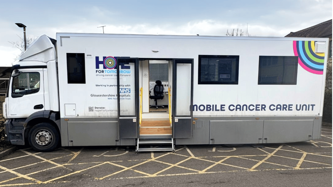 NHS Gloucestershire's mobile cancer care unit relaunches following ...
