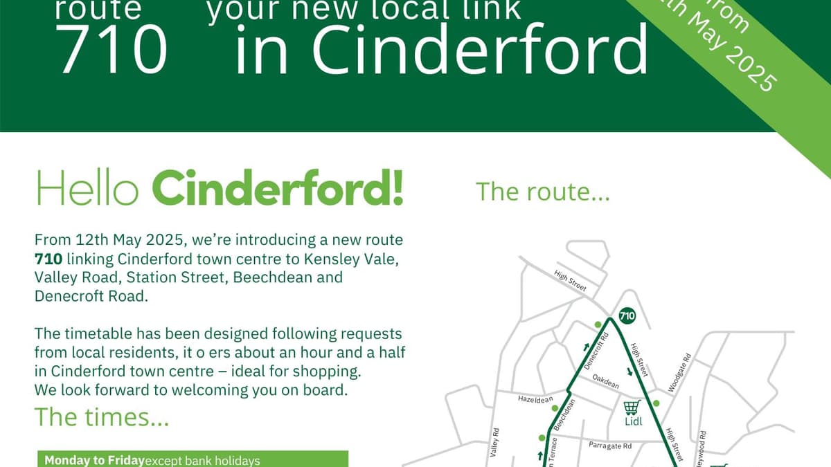 New bus route launches for Cinderford | theforester.co.uk