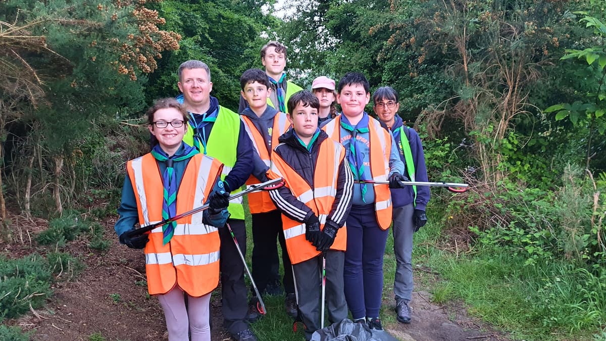 Forest scouts praised for litter-picking efforts | theforester.co.uk