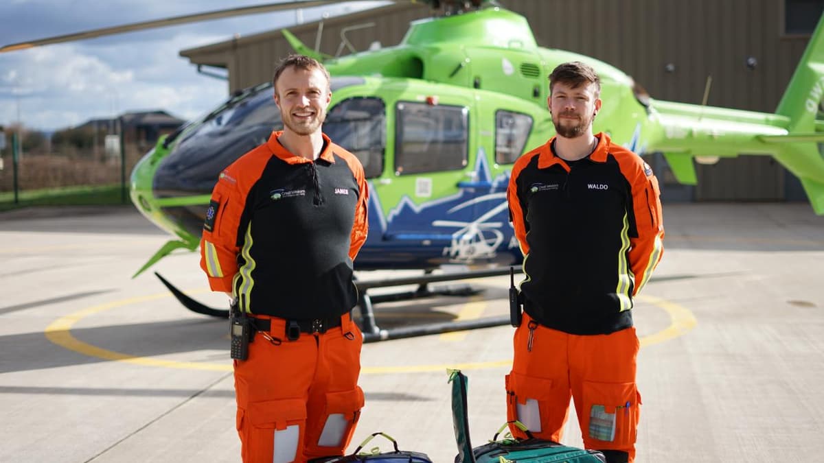 Forest of Dean MP Matt Bishop joins daring firewalk to support air ...