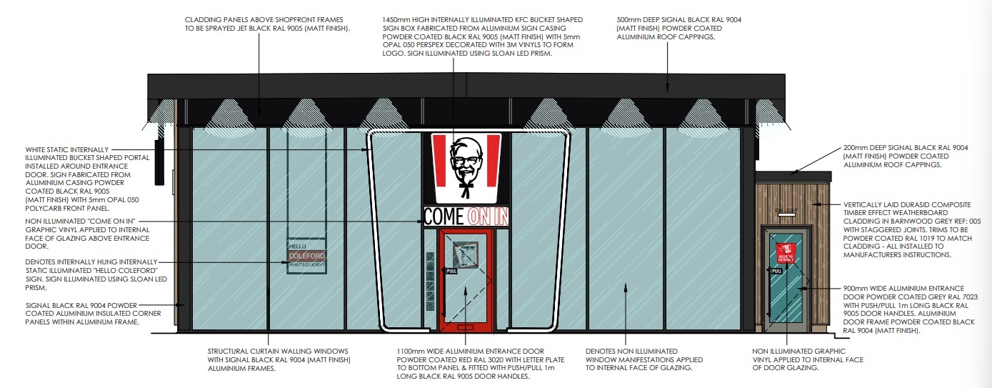 Brakes put on KFC fast food drive-thru decision | theforester.co.uk
