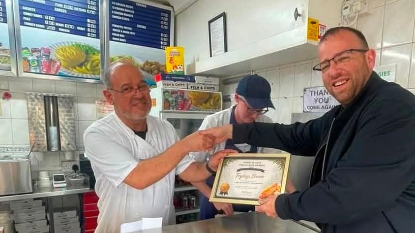 Fryday’s in Bream Wins 2026 Fish and Chip Award | theforester.co.uk