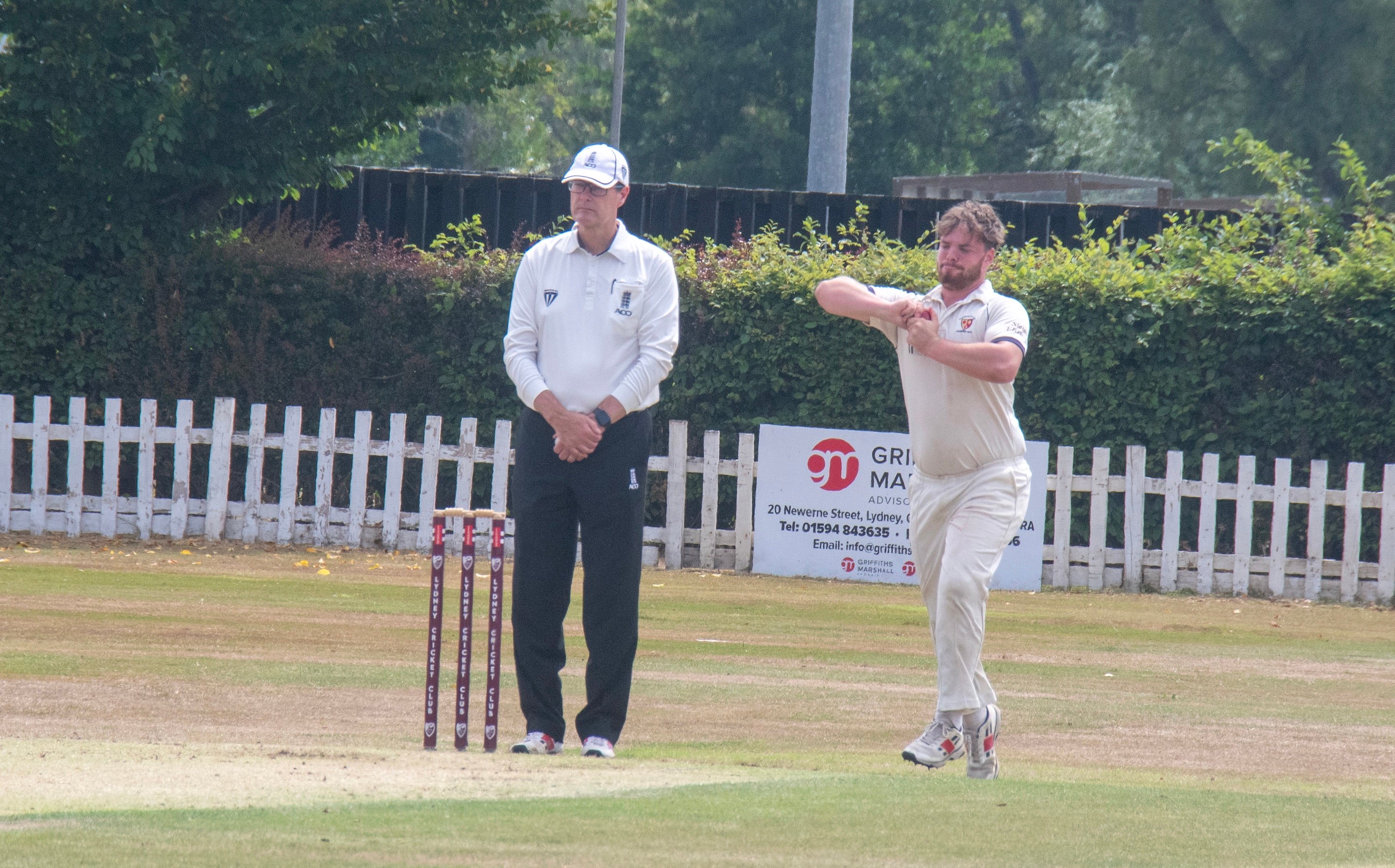 Five wickets for Redmarley's Holland in thrilling derby | theforester.co.uk